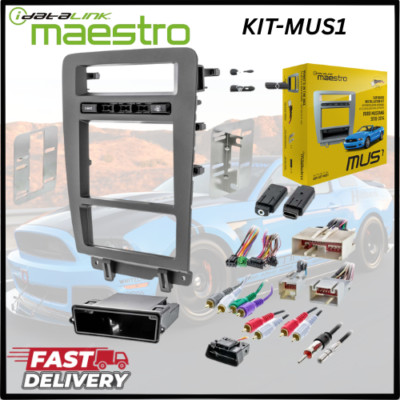 IDATALINK MAESTRO KIT-MUS1 / CAR RADIO DASH KIT FOR FORD MUSTANG 2010 ...