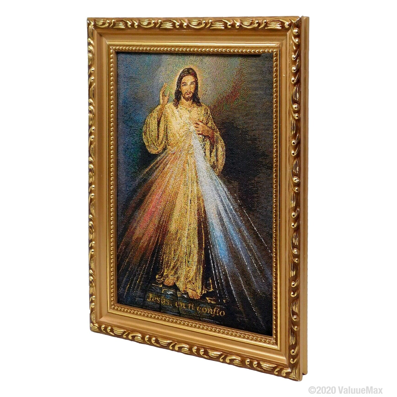 Divine Mercy Image Tapestry 11" Frame - Catholic Home Decor by moicla ...