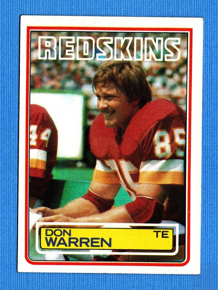 1983 Topps #200 Don Warren EXMT Redskins | eBay
