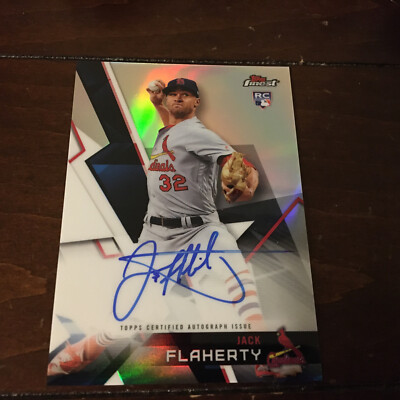 2018 FINEST AUTOGRAPH RC JACK FLAHERTY ST. LOUIS CARDINALS #FA-JF | eBay