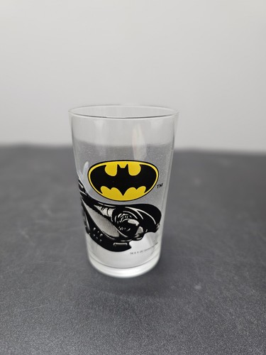 1989 Batman Glass Cup - Michael Keaton DC Comics Tim Burton - Ultramar ...