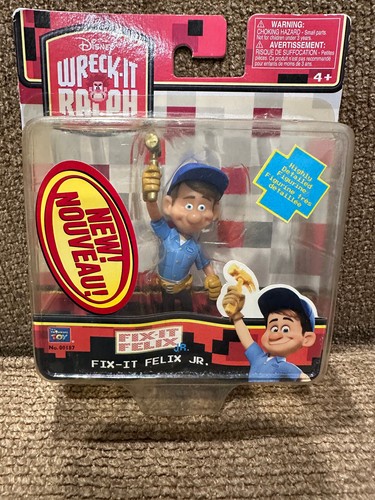 New Disney Wreck It Ralph Fix - It Felix Jr. Highly Detailed 4" Figure ...