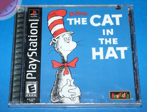 New Sealed PS1 Sony PLAYSTATION Game Dr. Seuss THE CAT IN THE HAT PsONE ...