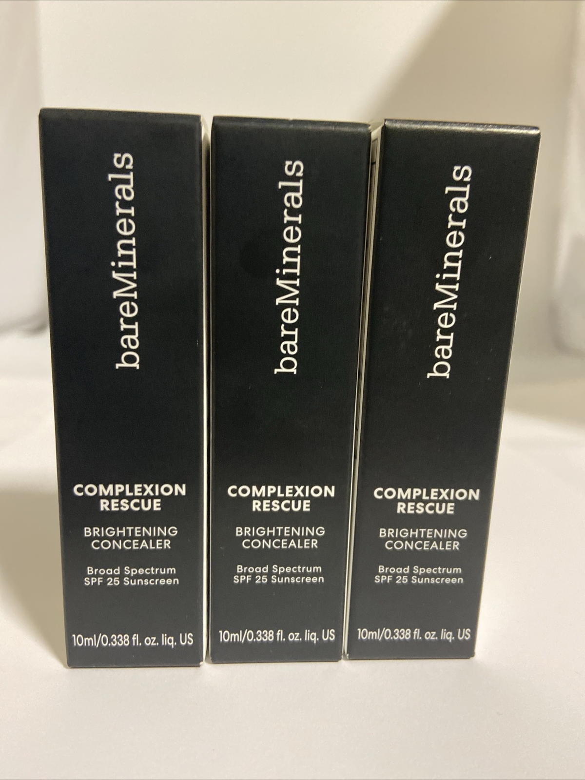 (3)bareMinerals MEDIUM DEEP TAN AMBER Complexion Rescue Concealer EXP ...