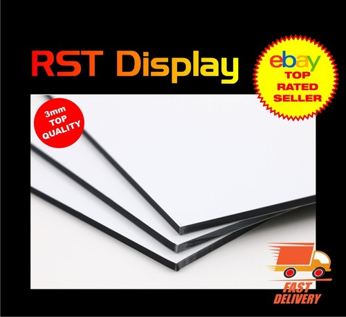 Aluminium Composite Sheet 3mm (Dibond) White Panel Sign Board Plain A2 ...