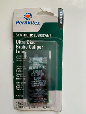 PERMATEX Ultra Disc Brake Caliper Lube Prevents Disc Brake Squealing ...