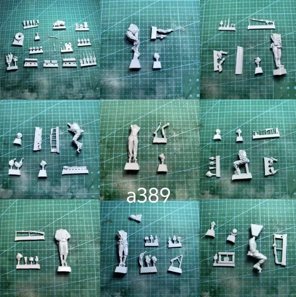 1/35 Resin German Half Track Crew 8 Figures Unpainted Unassembled | eBay