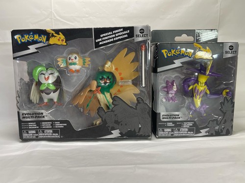 Pokemon Select Rowlet/Dartrix /Decidueye & Toxel/Toxizap Evolution ...