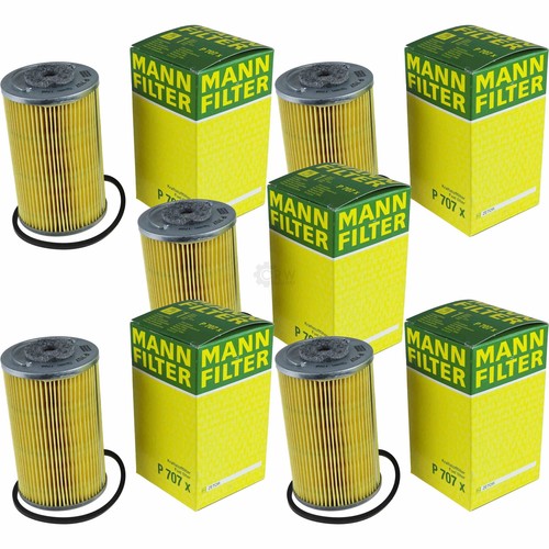 5x MANN-FILTER Kraftstofffilter P 707 x Fuel Filter | eBay.de
