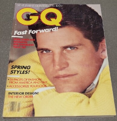 GQ Magazine March 1982 Gentleman's Quarterly Vintage | eBay