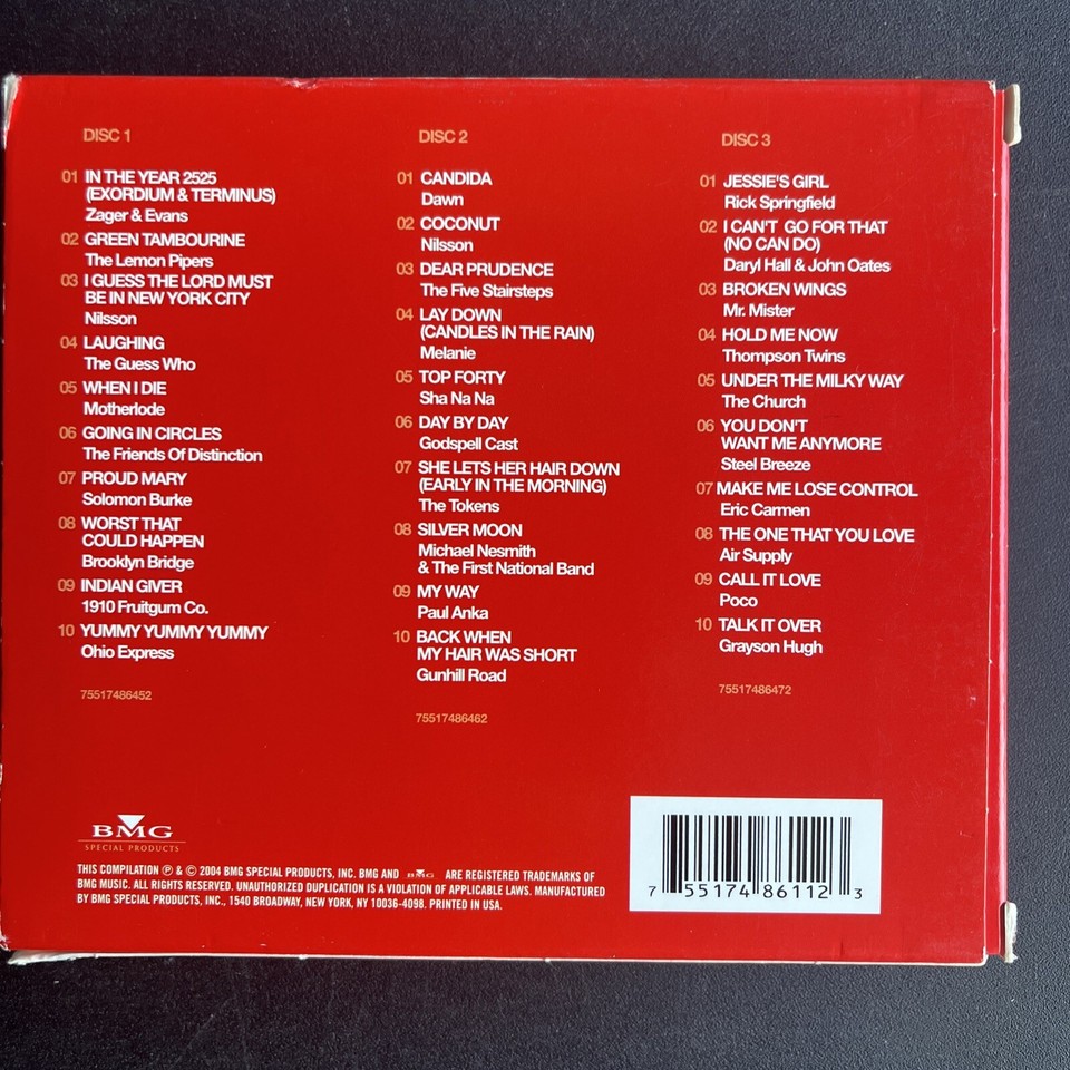 Best of the Hits [BMG] [Box] by Various Artists (CD, Dec-2007, 3 Discs ...