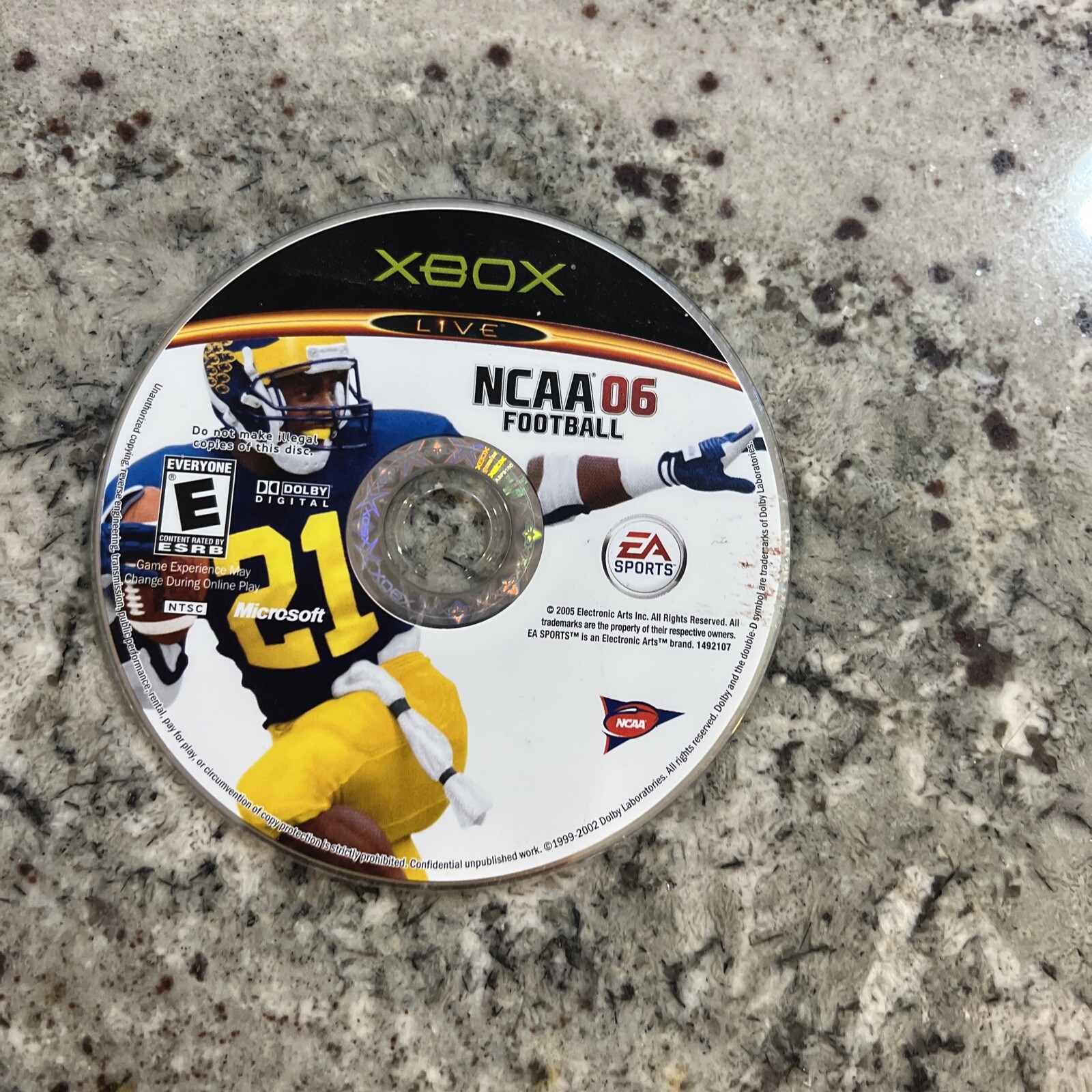 NCAA Football 06 (Microsoft Xbox, 2005) DISK ONLY 14633149210 | eBay