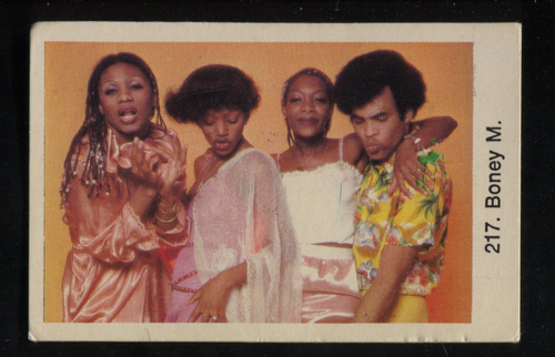 Boney M Vintage Movie Music Star Trading Card 217 | eBay