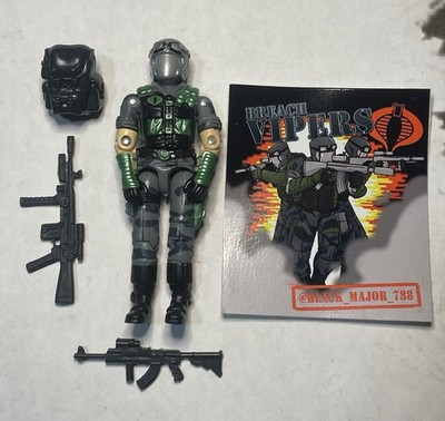 Black Major Custom Gi Joe Cobra BreachViper Urban Trooper Ninja 3.75 Vipers | eBay