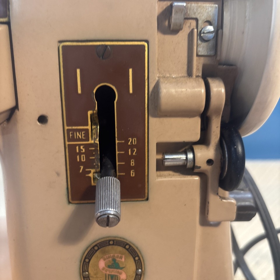 Singer 401a Sewing Machine W/ Pedal And Manual Works | eBay