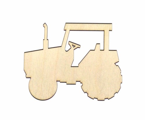 Tractor Unfinished Wood Shape Cut Out T775 Laser Crafts Lindahl ...