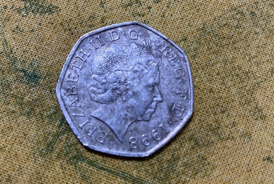 50p Pence 1998 EURO Stars 1973-1998 Coin, Collectors Must ~ circulated ...