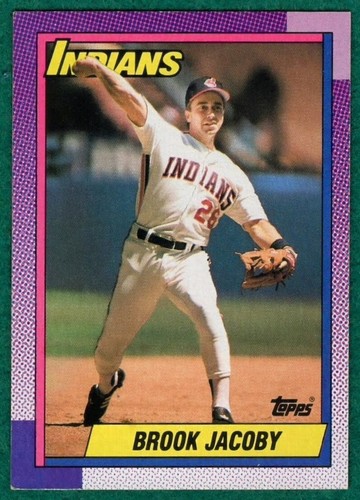 Brook Jacoby - 1990 Topps #208 - Cleveland Indians Baseball Card | eBay