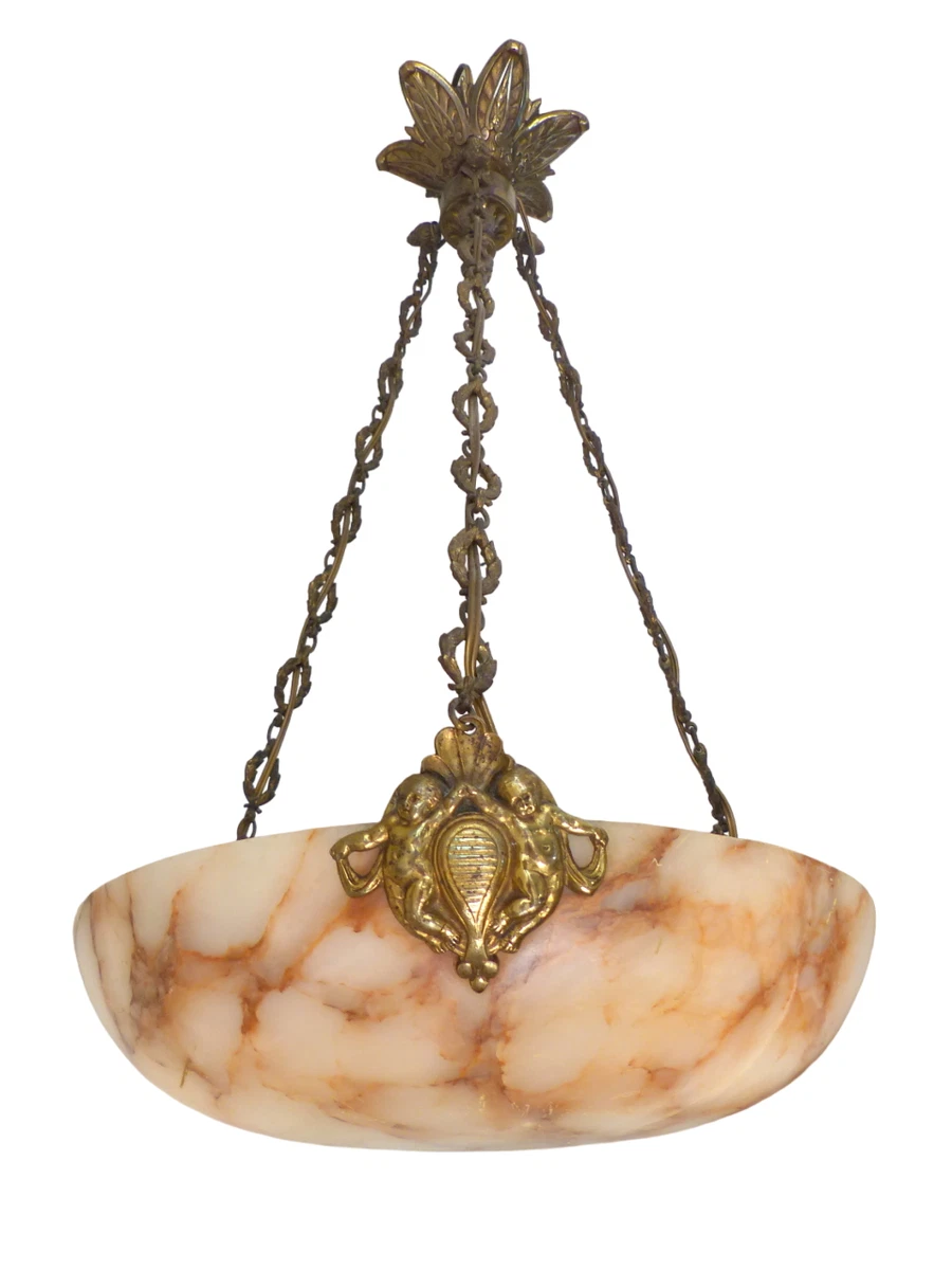 Antique Alabaster Ceiling Lights | Shelly Lighting