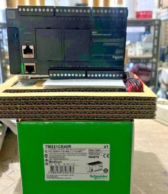 1PC- Schneider TM221CE40R Logic controller, Modicon M221, 40 IO, relay, Ethernet | eBay