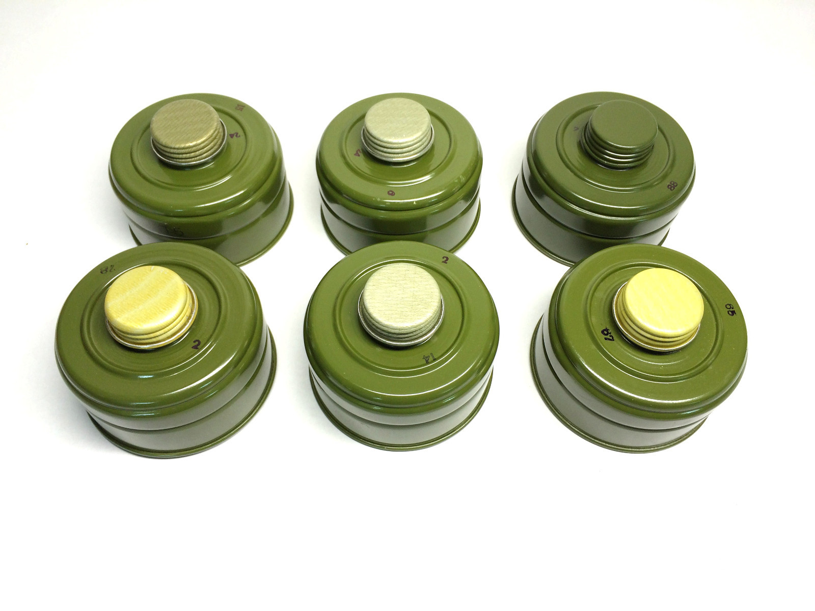 Vintage gas mask filters 6pcs GP-5 gas mask filter for GP-5M GP-4 PMK ...