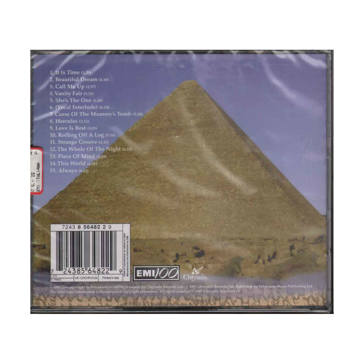 World Party CD Egyptology / EMI Chrysalis ‎Sigillato 0724385648229 | eBay