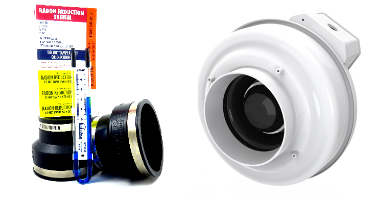 Fantech Rn1 Radon Mitigation Fan & Install Kit with Dynameter | eBay