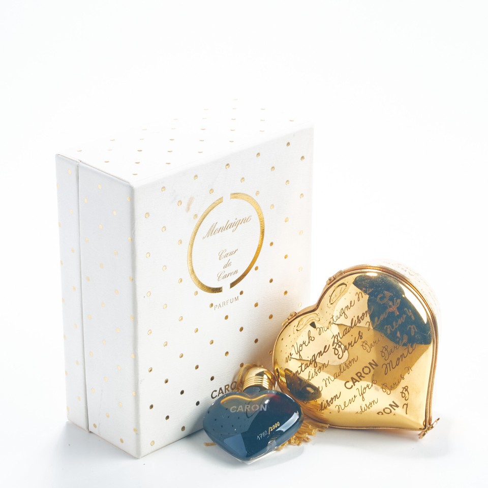 Caron Montaigne Parfum .25OZ Limited Numbered Edition Limoges Trinket ...