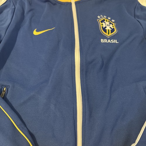 Original BRAZIL 2010 Away World Cup Jacket Track Top Training Brasil ...