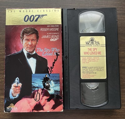 ALBERT “CUBBY” BROCCOLI SIGNED The Spy Who Loved Me (VHS, 1988) James ...