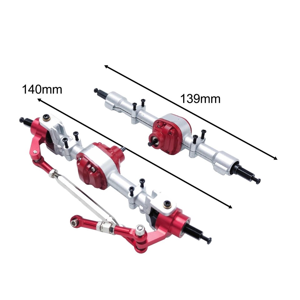1:12 Scale RC Truck Axle Replace Parts RC Car Axles for MN82 LC79 RC ...