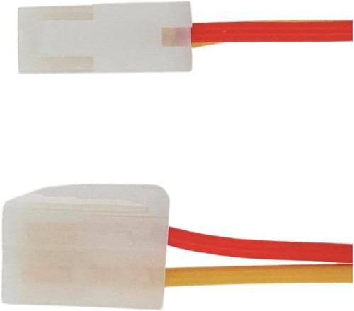 4Pack Universal Cooling Fan 2 Terminal Pigtail Plug Wire Harness ...