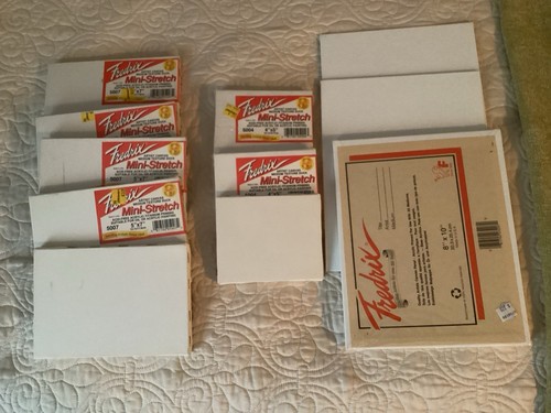Fredrix Artist Canvas Various Sizes, 4x5, 5x7, 8x10, All New 13 Pieces ...