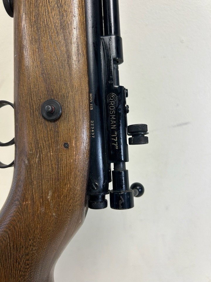 Vintage Crosman Air Rifle 177 Cal Model 113 MINT Made In NY Rare BB Gun ...