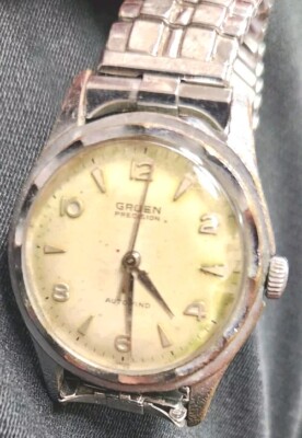 Vintage Gruen Precision Autowind Automatic Watch Anti magnetic Shock ...