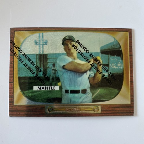 ⚾️1996 Topps Finest Chrome Commemorative Reprint Mickey Mantle #202 5 ...