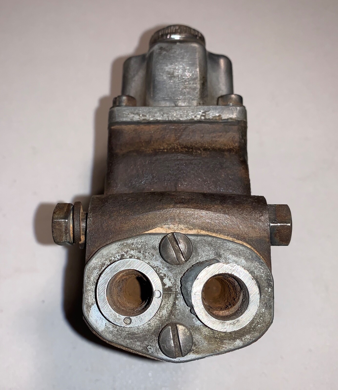 Original Lockheed Metal Top Dual Master Cylinder 38183C off 1960 MGA ...