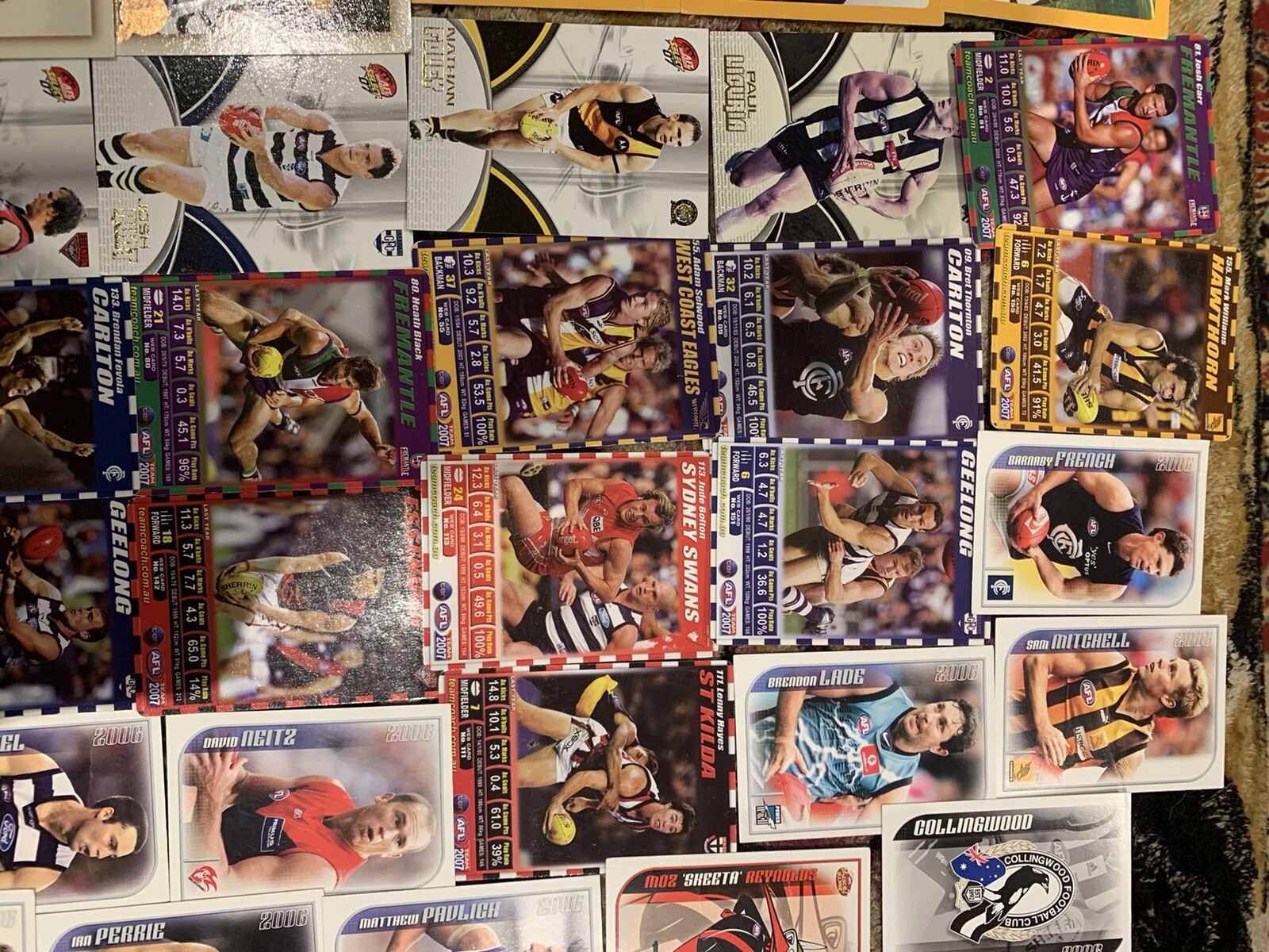 AFL Football Cards Lot Various Sets Good Condition Early 2000s | eBay ...