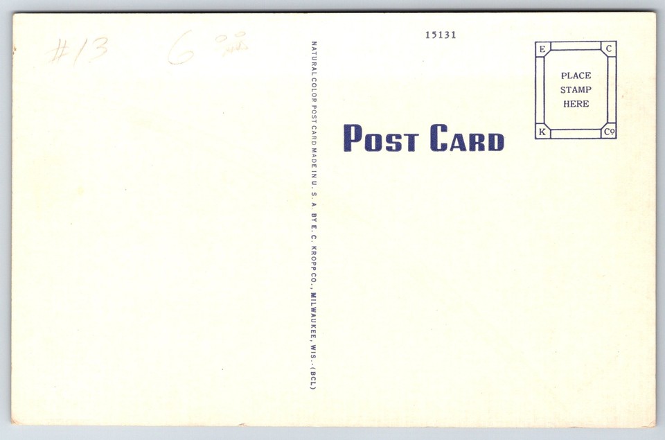 Delavan Lake Wisconsin~Pastime Roller Rink~Roller Skating~Linen ...