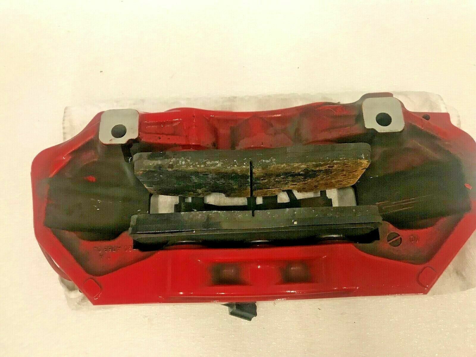 FERRARI 458 ITALIA SPIDER PASSENGER RIGHT BRAKE CALIPER WITH PADS RED ...