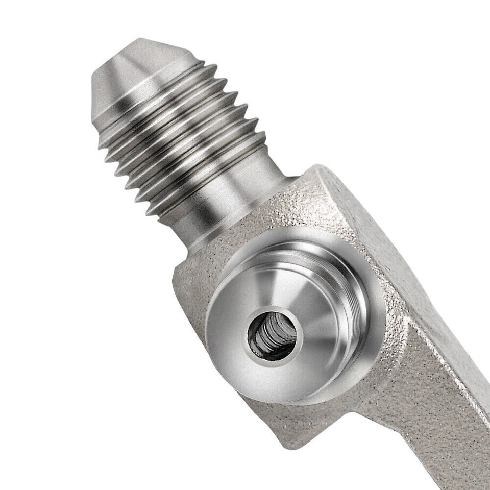 3AN AN-3 Stainless Steel AN3 3-Way Male Brake Hose Fitting Tee Adapter ...