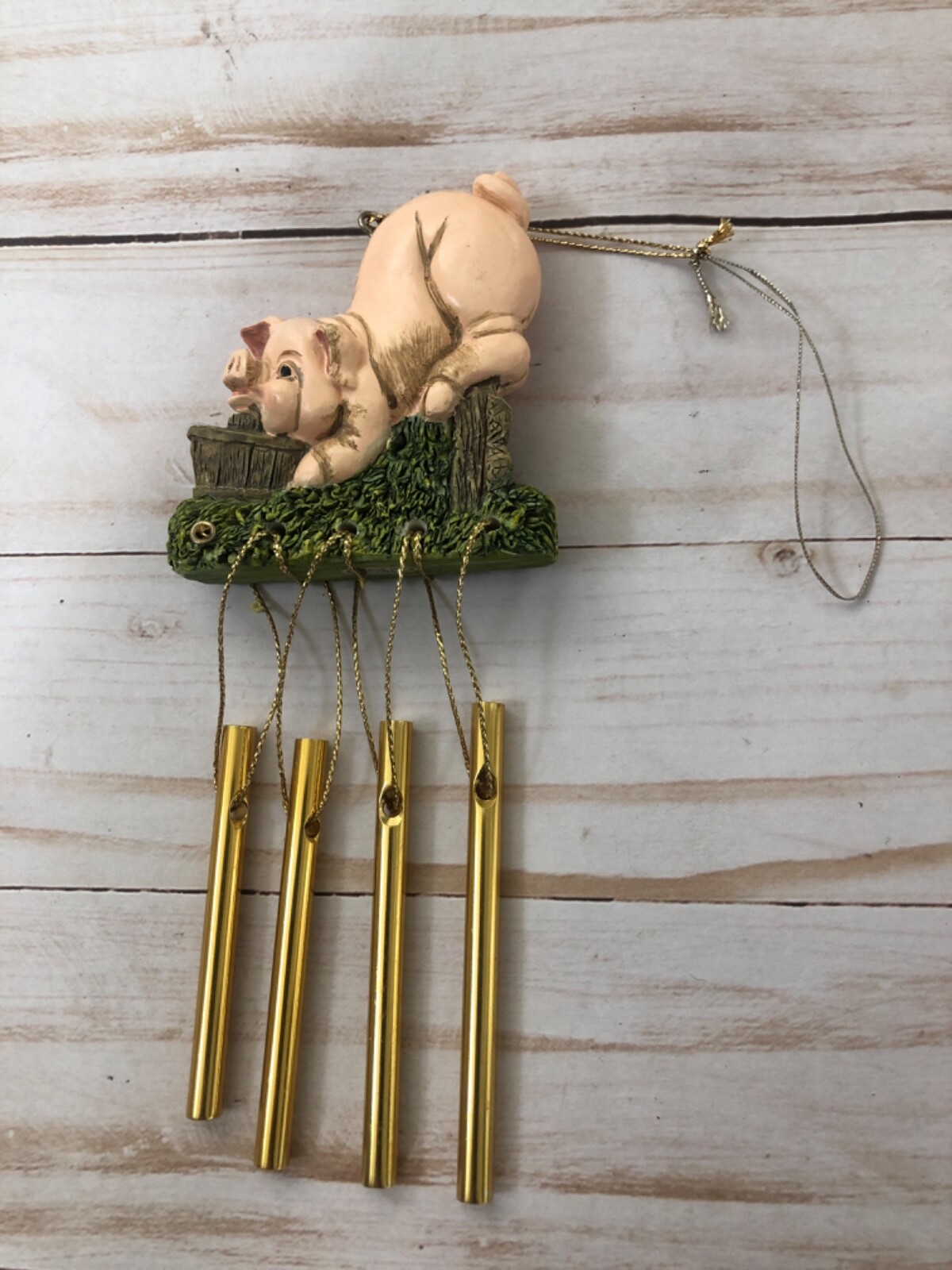 CERAMIC WIND PIG CHIME 8” | eBay