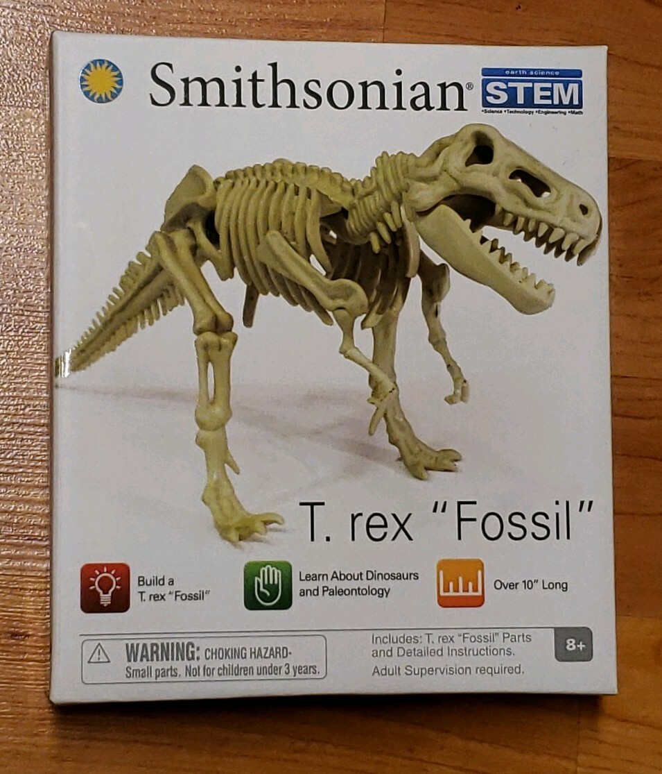 Smithsonian STEM Kids Education Toy Kits Model 54111 T. rex "Fossil ...