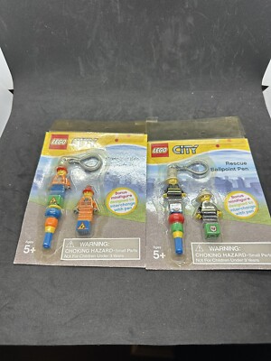 Lego City Construction & Rescue BallpointPen Brand New - BOTH included ...