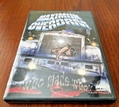 Maximum Overdrive (DVD, 2001), Stephen King, Anchor Bay, LIKE NEW, OOP ...