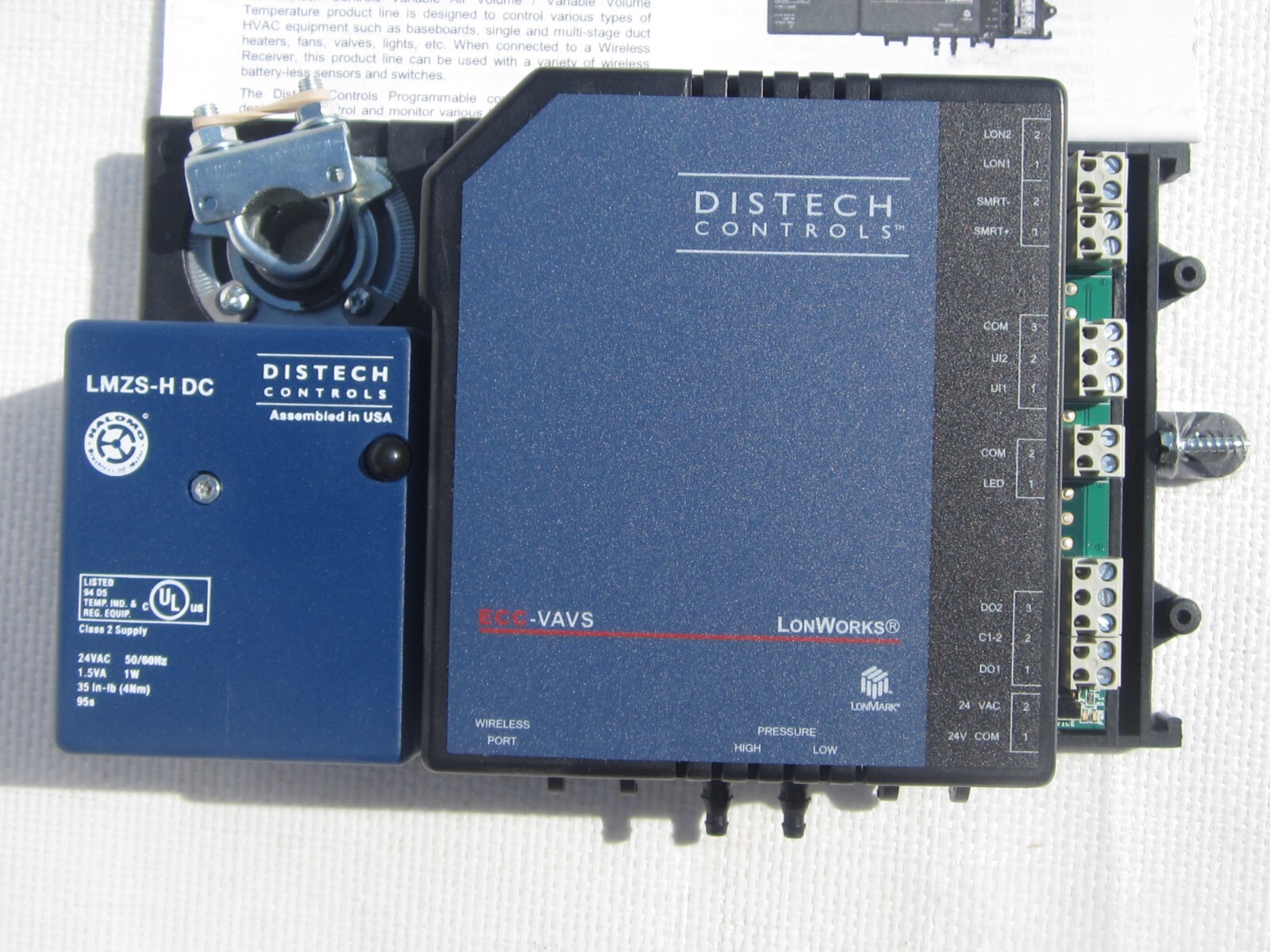 DISTECH CONTROLS ECC-VAVS LONWORKS VARIABLE AIR VOLUME CONFIGURABLE ...