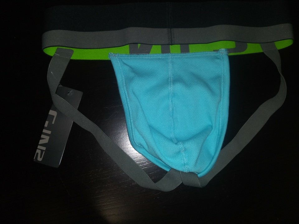 C-IN2 C-Theory MENS JOCKSTRAP ATHLETIC SUPPORTER UNDERWEAR Small Blue ...