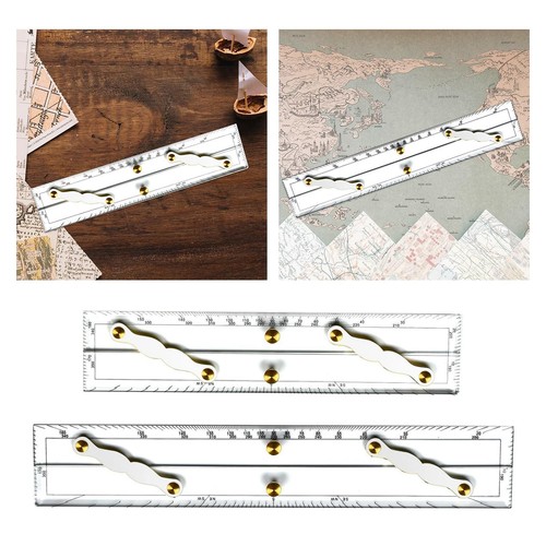 Navigation Parallel Ruler Great Transparent Lightweight Multipurpose ...
