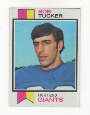 1973 TOPPS FOOTBALL BOB TUCKER NEW YORK GIANTS #80 | eBay