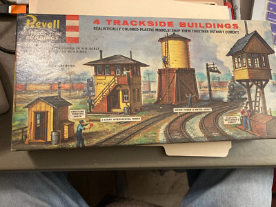 Revell Model HO Scale Building 4 Trackside Buildings SPARE PIECES | eBay